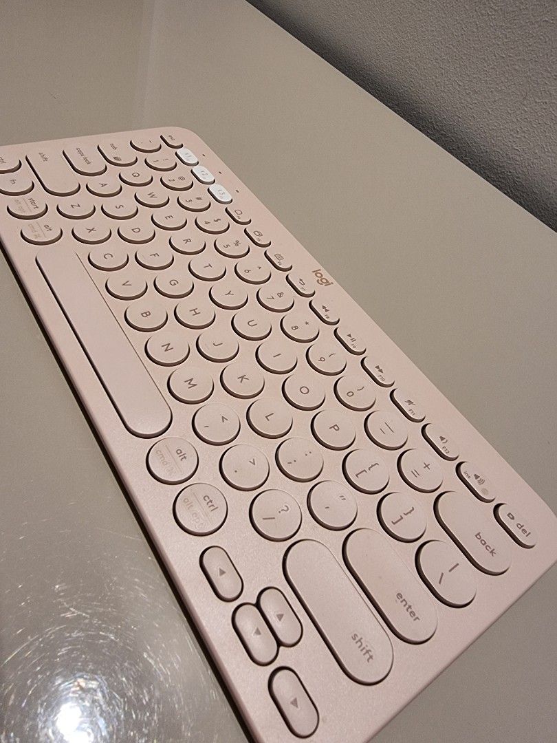 Logitech K380 Wireless Keyboard (Pink), Computers & Tech, Parts ...