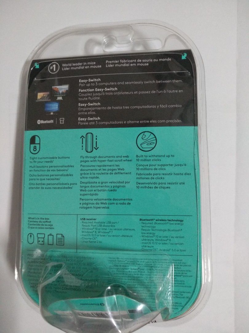 Logitech Precision PRO M720 Bluetooth Wireless Computer Mouse ...