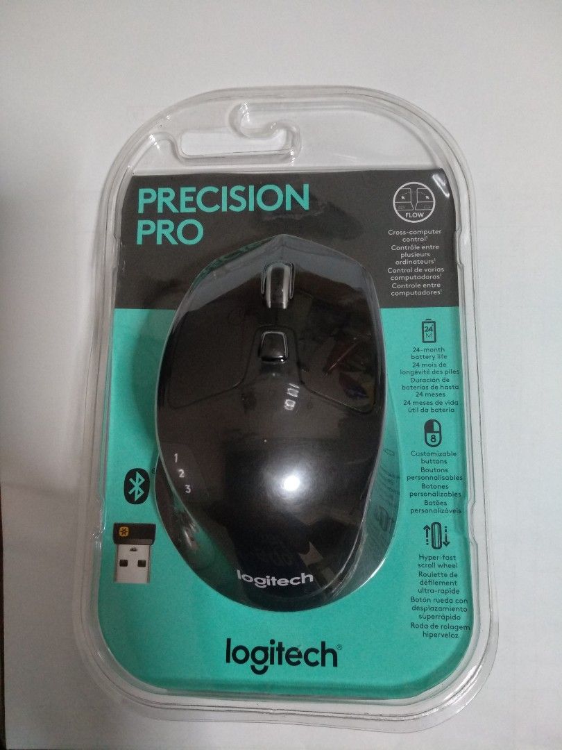 Logitech Precision PRO M720 Bluetooth Wireless Computer Mouse ...