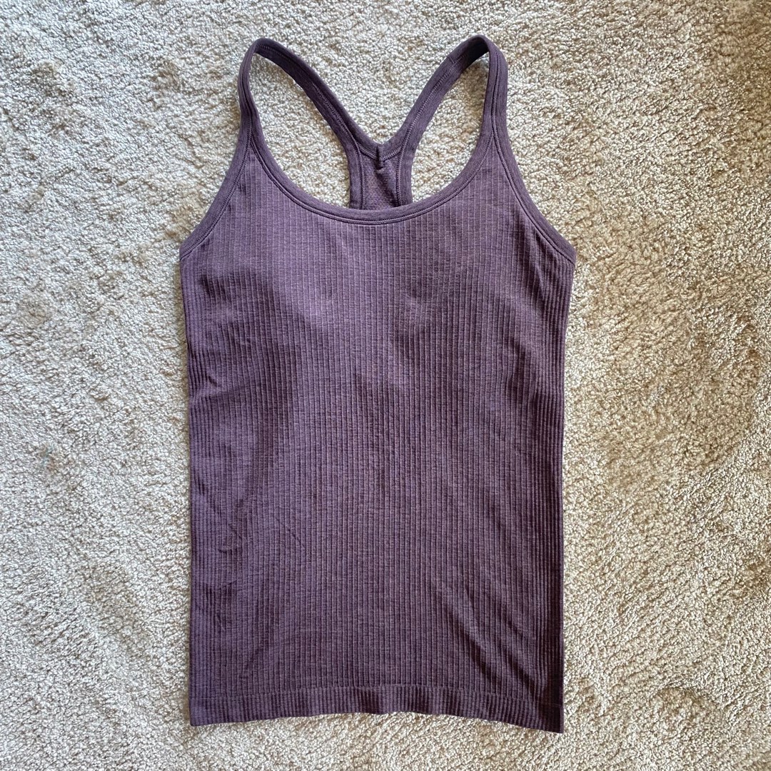 LULULEMON ebb to street tank ii dark court purple (size 6), Women's ...