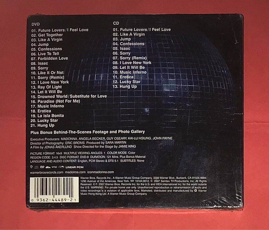 MADONNA - THE CONFESSIONS TOUR CD + DVD SET, Hobbies & Toys, Music & Media, CDs & DVDs on Carousell