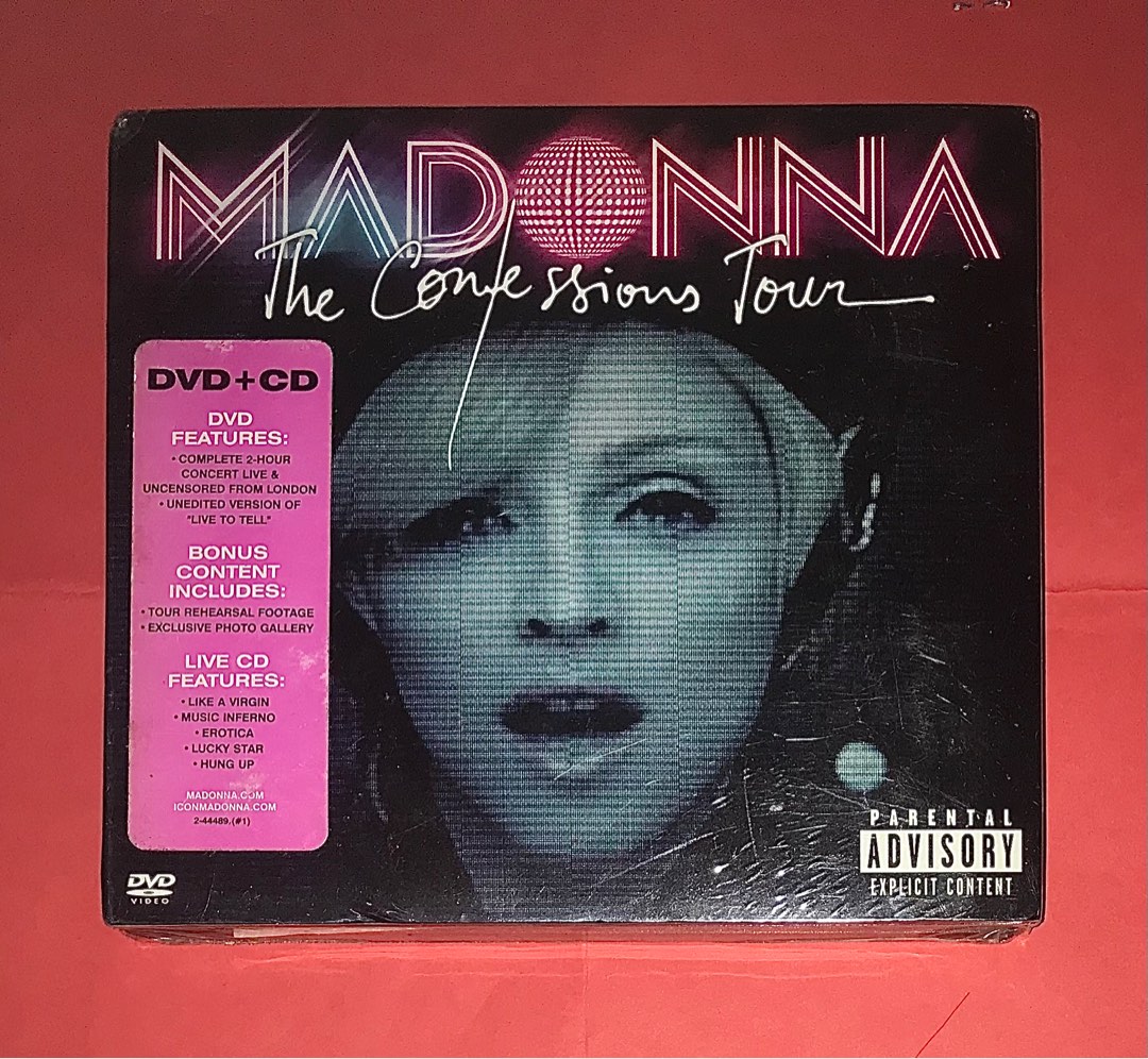 MADONNA - THE CONFESSIONS TOUR CD + DVD SET, Hobbies & Toys, Music & Media, CDs & DVDs on Carousell