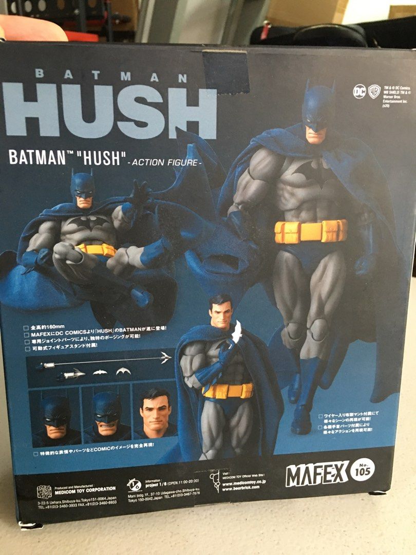 MAFEX Batman Hush Blue Variant, Hobbies & Toys, Toys & Games on Carousell