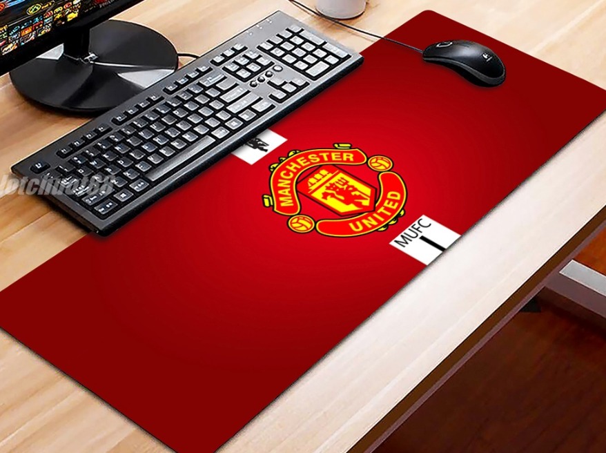 Manchester United Large Mouse Pad Manchester United ManU MU mousepad ...