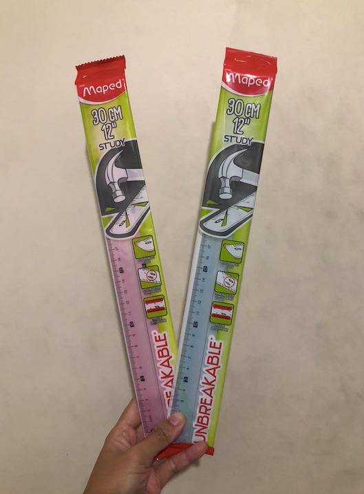 Maped Unbreakable 30 centimeter 12 inches Ruler | School Supplies ...