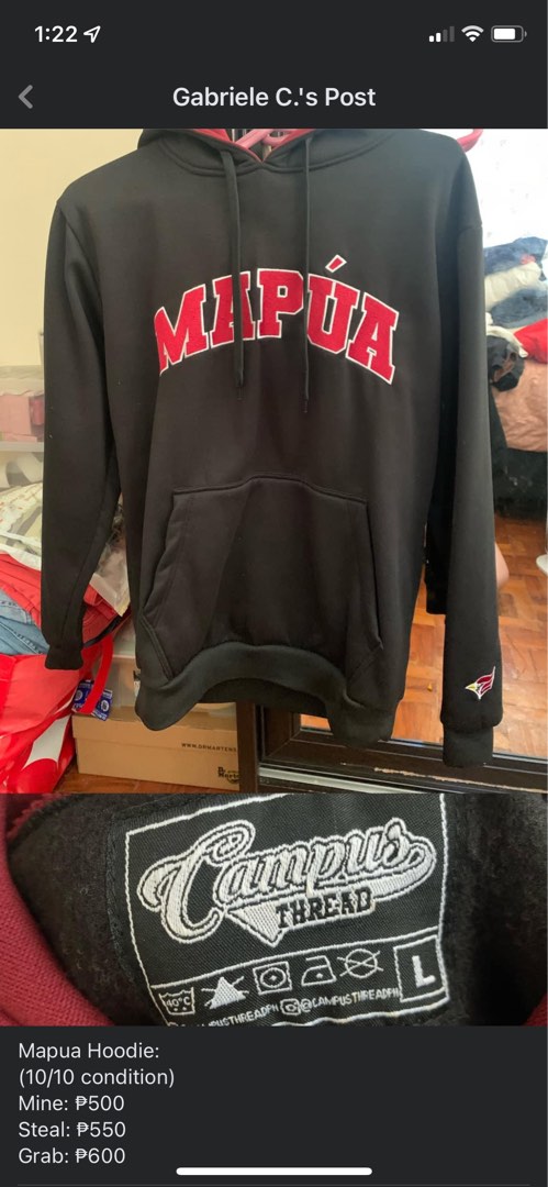 Mapua Hoodie, Men's Fashion, Coats, Jackets and Outerwear on Carousell