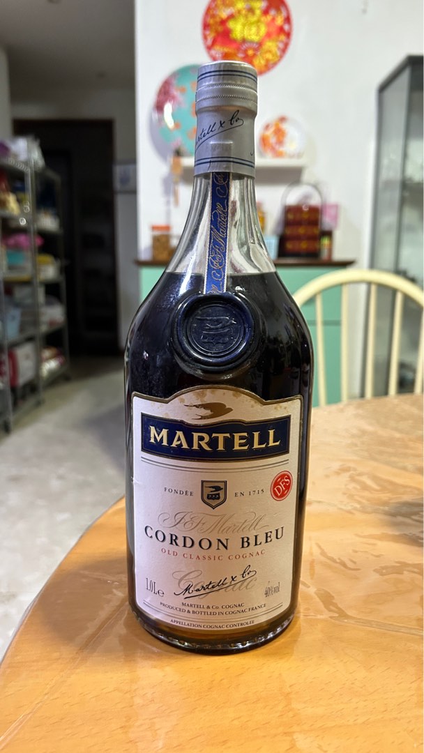 Martell Gordon Blue 1 litre, Food & Drinks, Other Food & Drinks on ...
