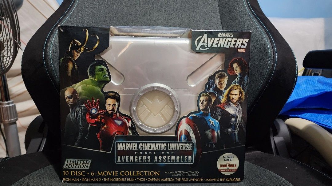Marvel Cinematic Universe PHASE ONE Blue Ray Collectors Edition Set ...