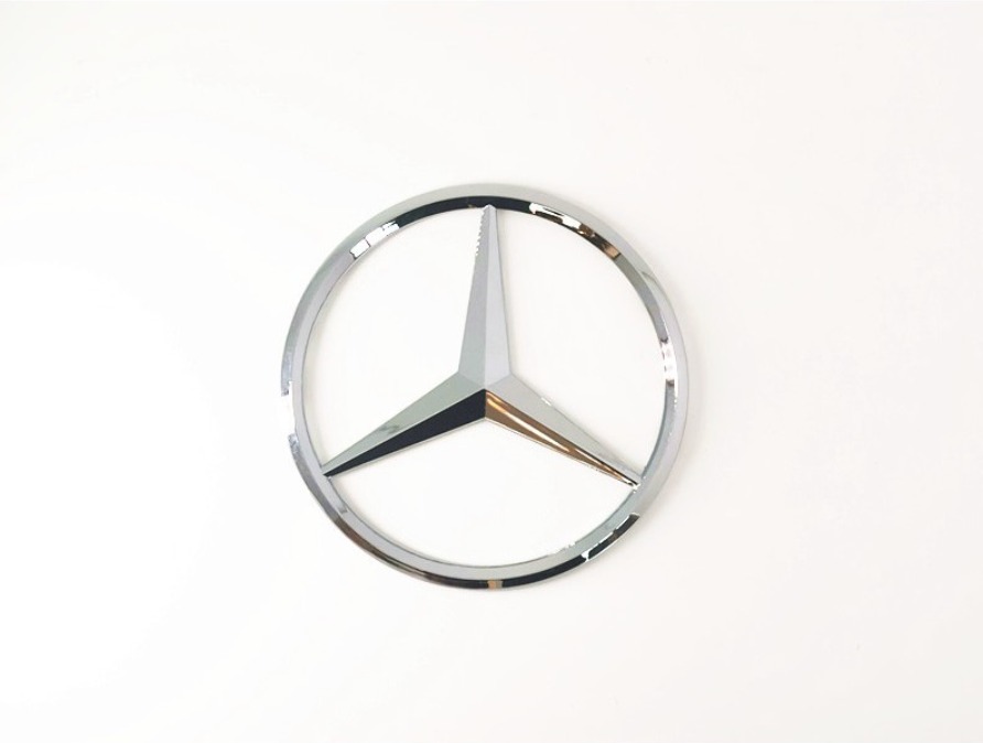 Mercedes-Benz Trunk Chrome Star Emblem Badge Logo 85mm, Everything Else ...
