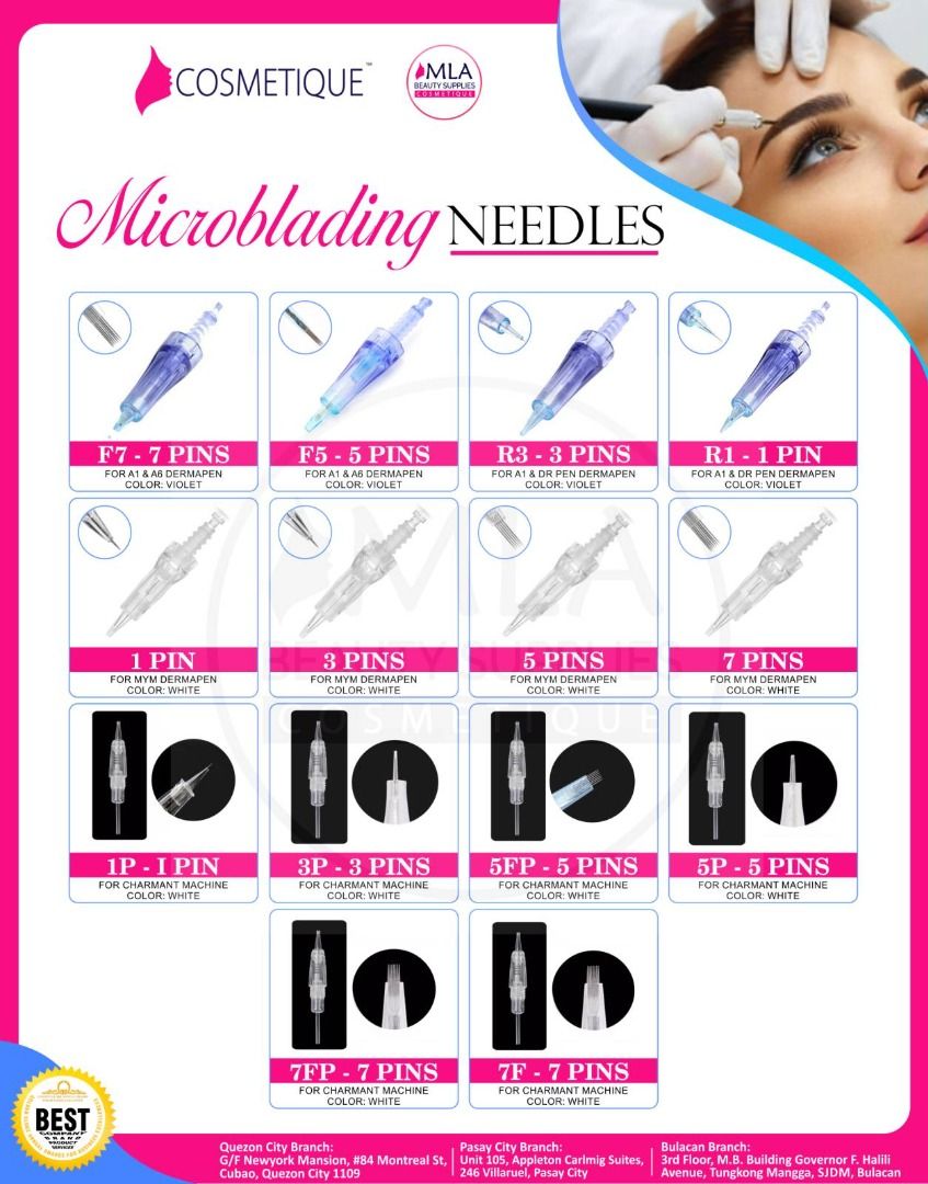 Microblading Needle per piece, Beauty & Personal Care, Face, Face Care on Carousell