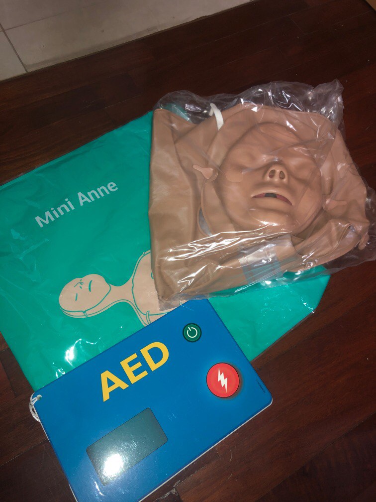 Mini Anne Blow-up CPR practice Manikin, Everything Else on Carousell
