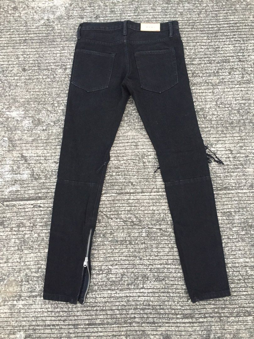 MNML - M1 ANKLE ZIP PANTS, Men's Fashion, Bottoms, Jeans on Carousell