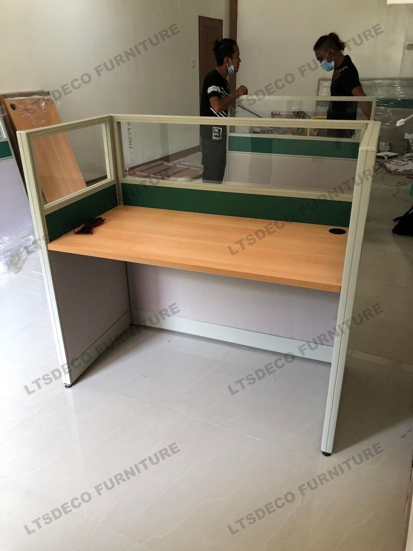MODULAR / CUBICLES TABLE FURNITURE OFFICE PARTITION, Furniture & Home ...
