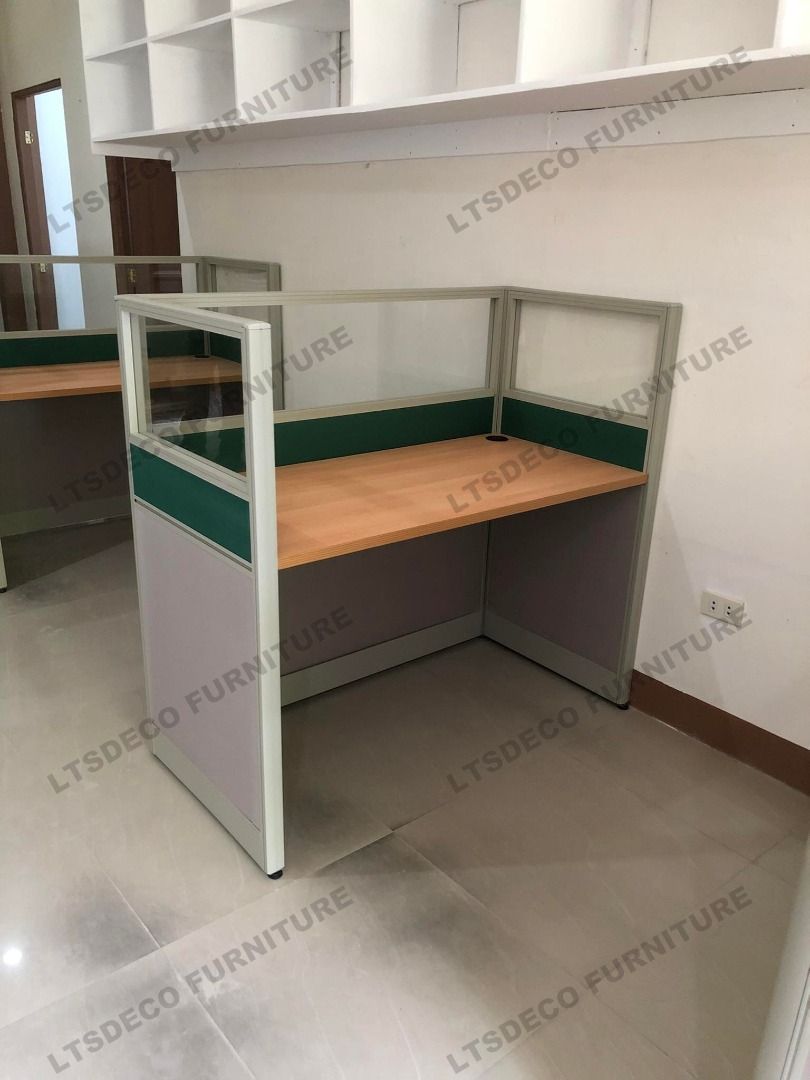 MODULAR / CUBICLES TABLE FURNITURE OFFICE PARTITION, Furniture & Home ...