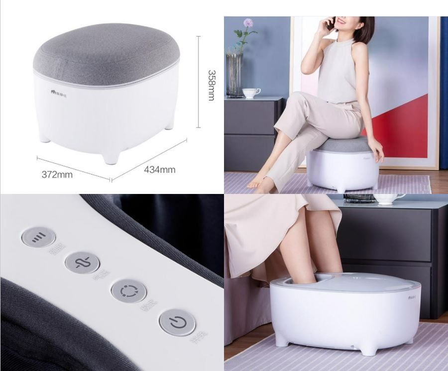 Momoda 3-In-1 Electric Foot Massager SX380 [Chair, Footstool, 3 Modes ...