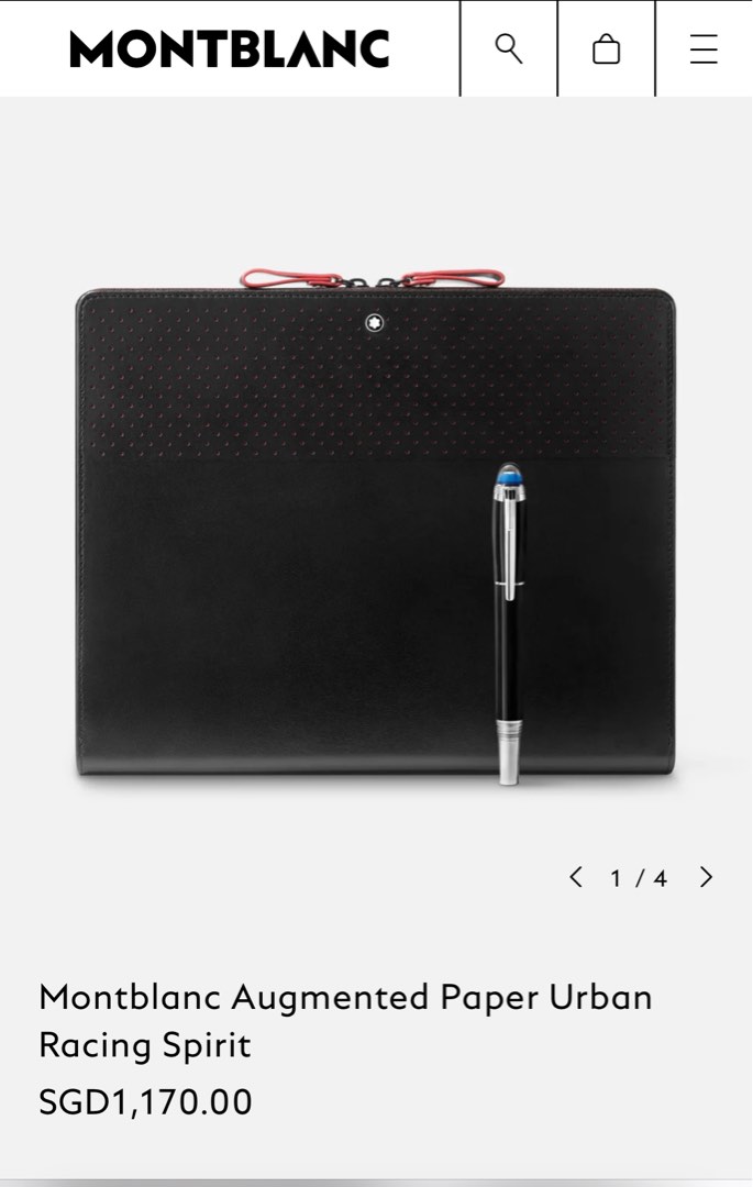 Montblanc Augmented Paper, Luxury, Accessories on Carousell