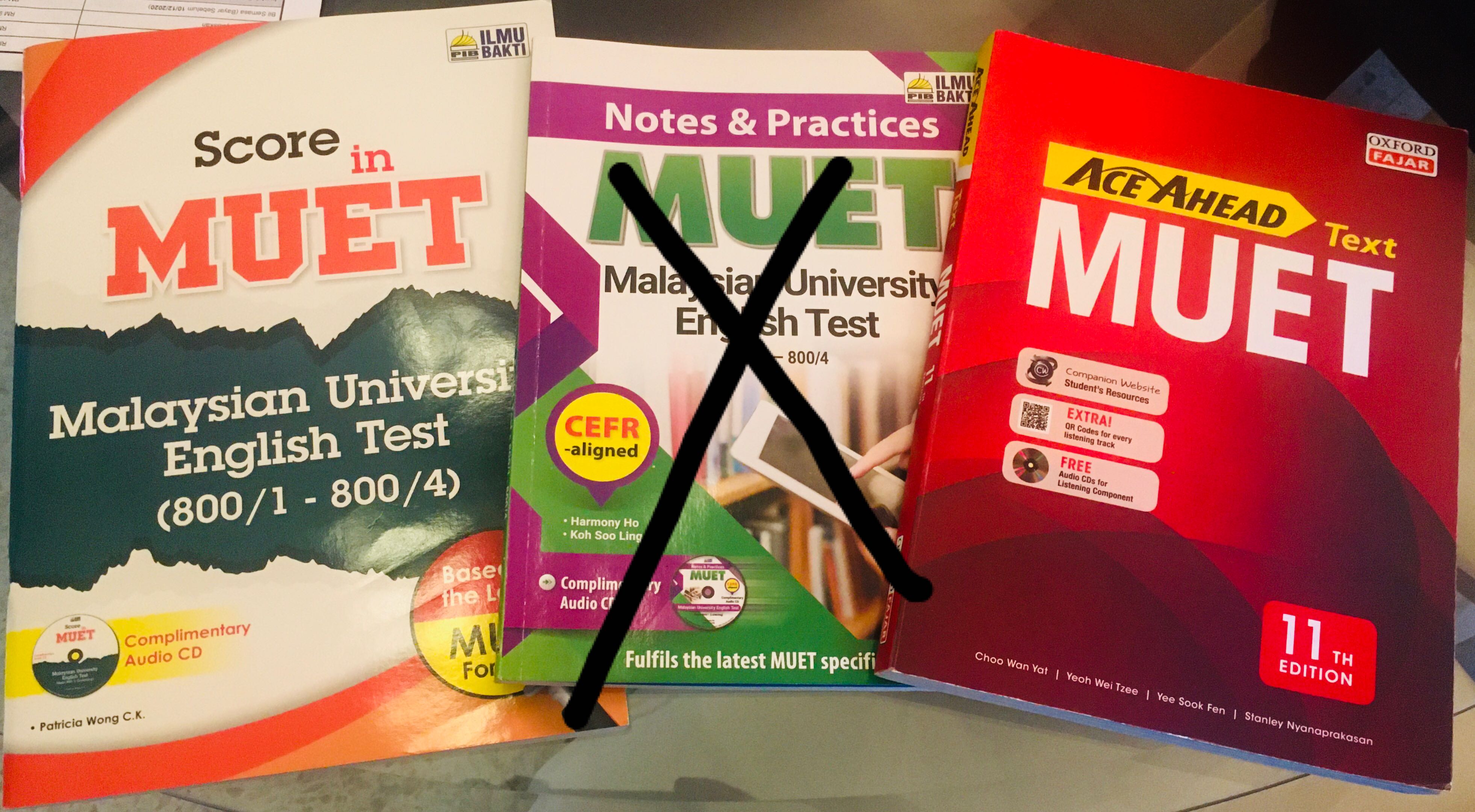 MUET revision/practical textbooks, Hobbies & Toys, Books & Magazines ...