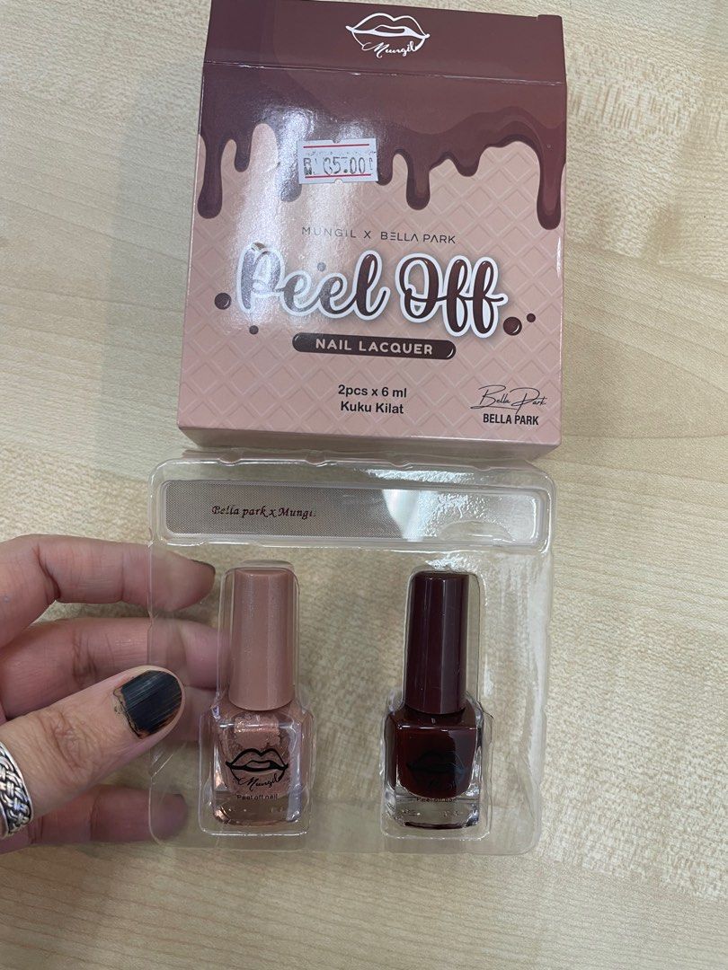 MUNGIL x BELLA PARK Peel Off Nail Lacquer, Beauty & Personal Care, Hands & Nails on Carousell