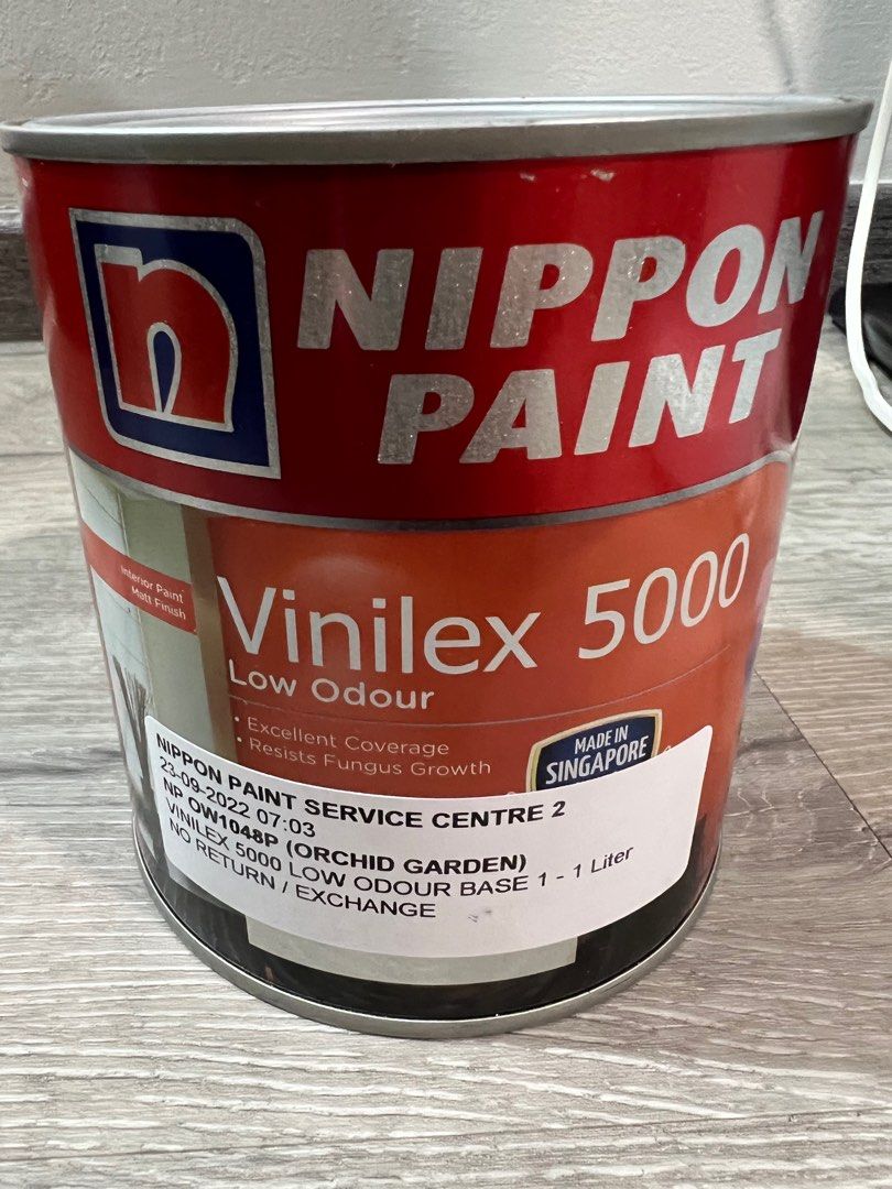 Nippon Vinilex 5000 Orchid Garden (NP OW1048P paint., Furniture & Home ...