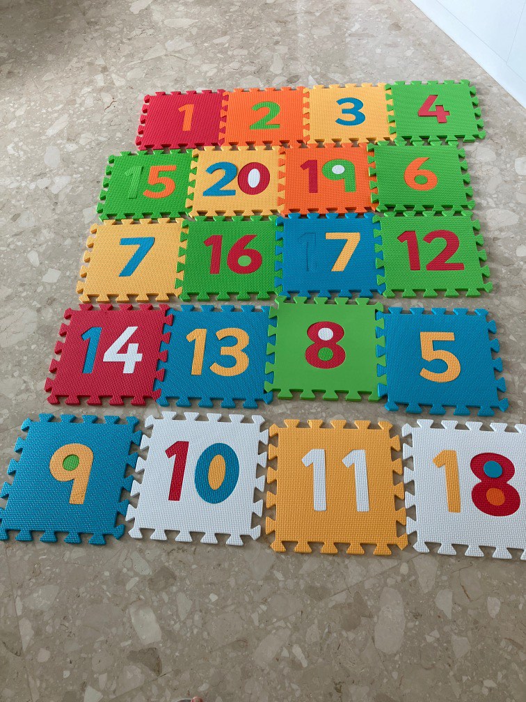 Numbers mat, Babies & Kids, Infant Playtime on Carousell
