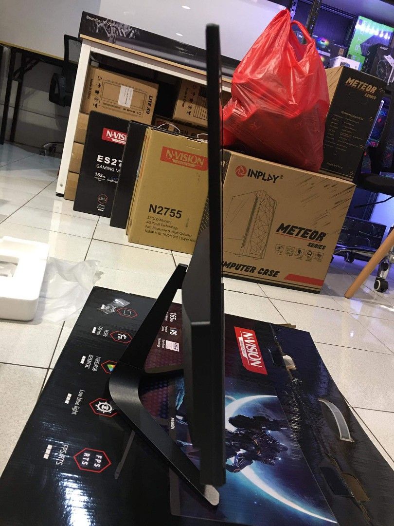 Nvision 23.8" IPS Panel 165Hz LED Gaming Monitor FHD AMD Freesync DP ...