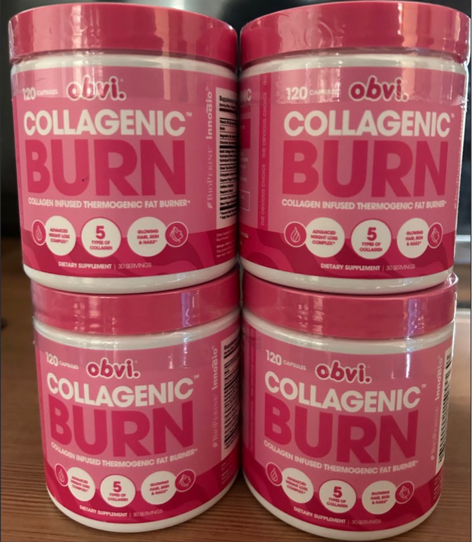 Obvi collagenic burn, 健康及營養食用品, 健康監測儀和體重秤 - Carousell
