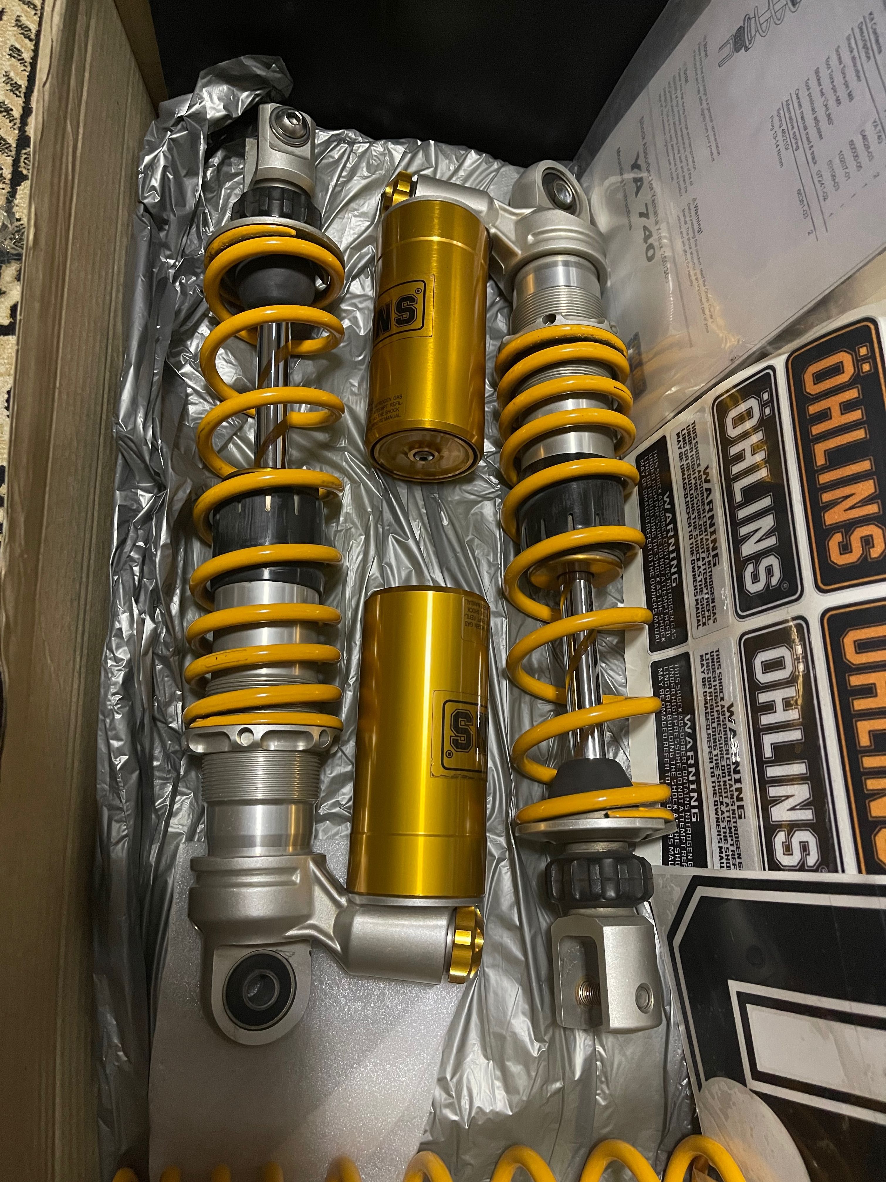 Ohlins ya740 XMAX 300/250, Motorcycles, Motorcycle Accessories on Carousell
