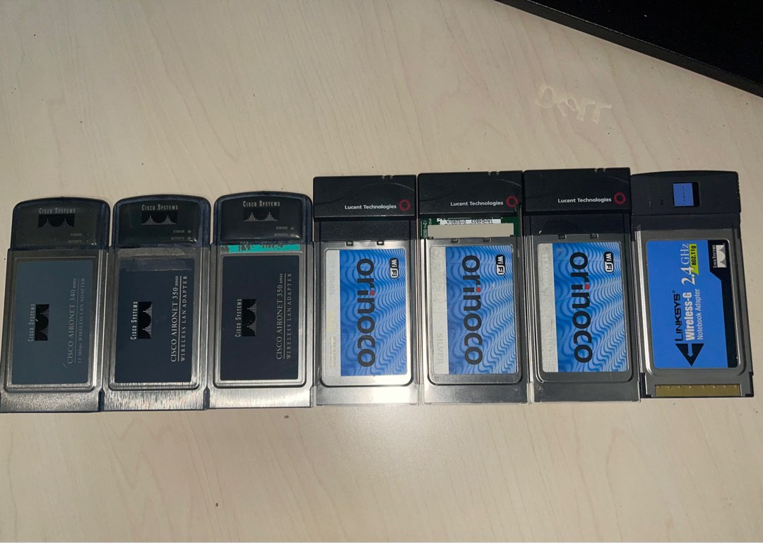 Old PCMCIA Wireless Cards, Computers & Tech, Parts & Accessories ...