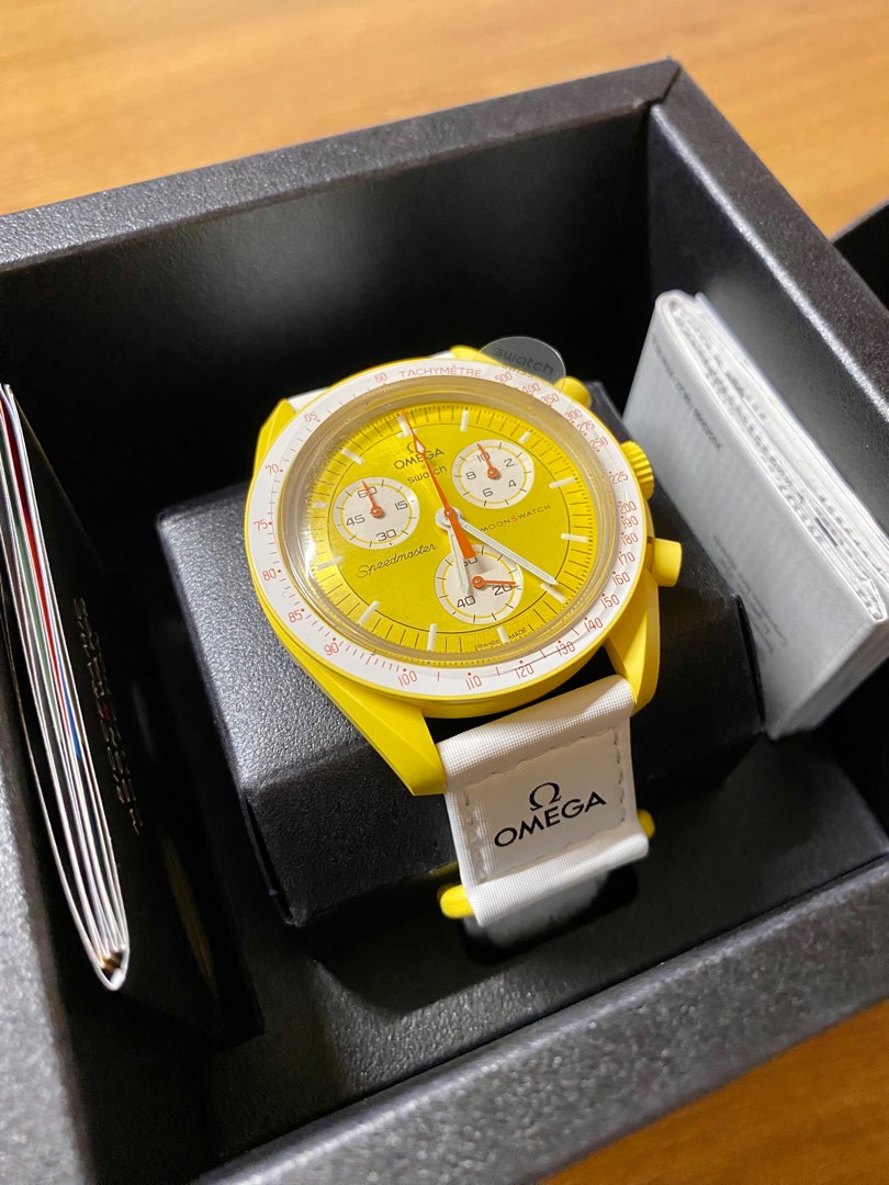 Omega X Swatch Moonswatch - Mission To The Sun, Men's Fashion, Watches ...