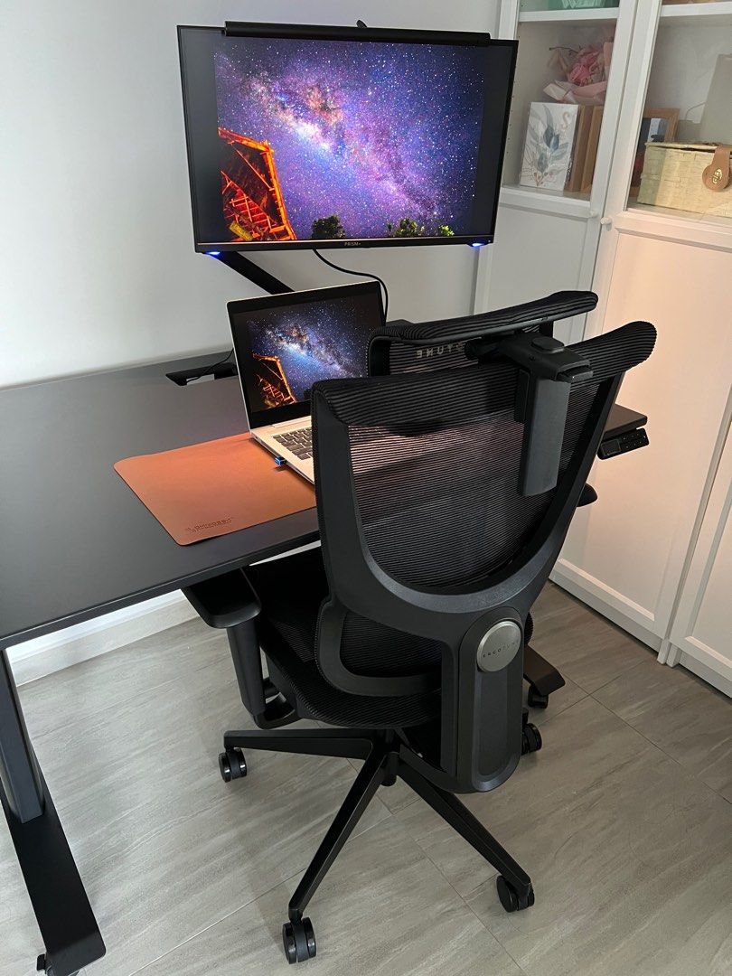 Omnidesk Ascent & Ergotune Supreme, Furniture & Home Living, Furniture ...