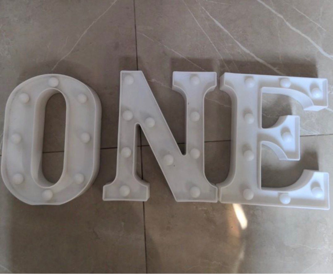 ONE LED letter light, Hobbies & Toys, Stationery & Craft, Occasions ...