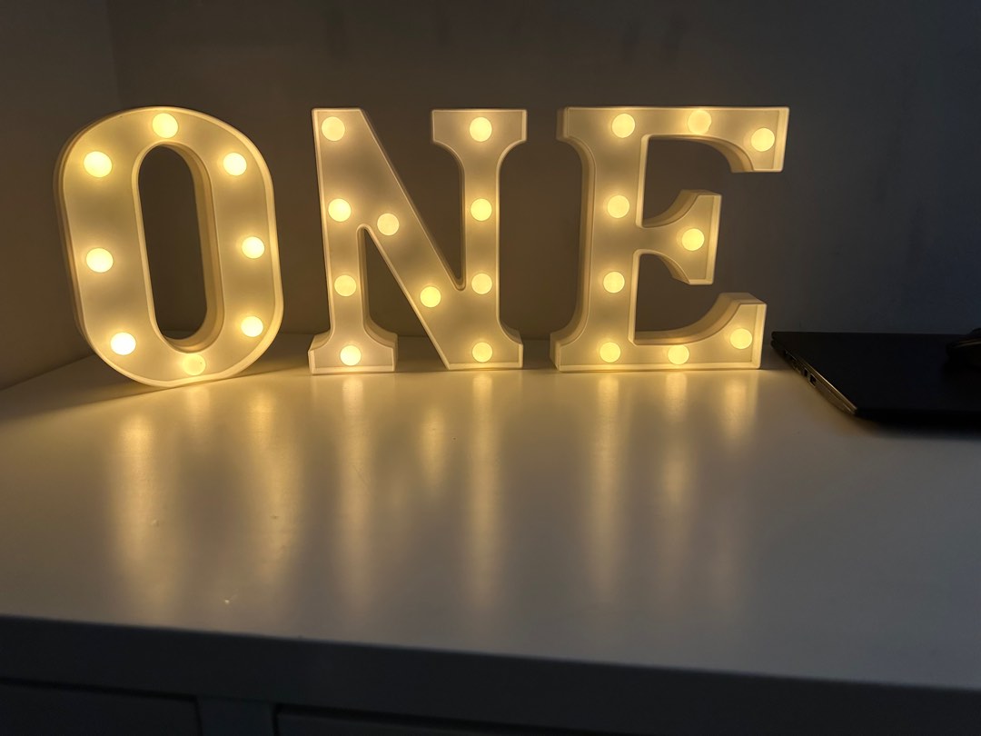ONE LED letter light, Hobbies & Toys, Stationery & Craft, Occasions ...