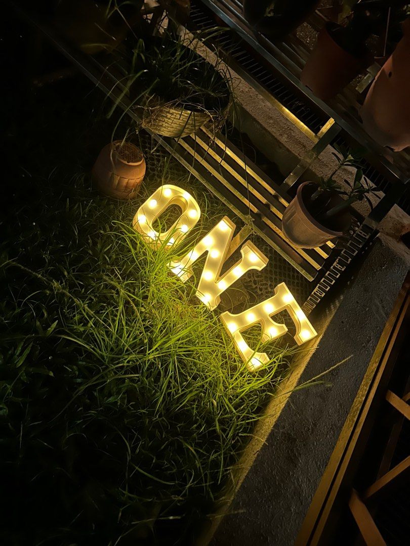 ONE LED letter light, Hobbies & Toys, Stationery & Craft, Occasions ...