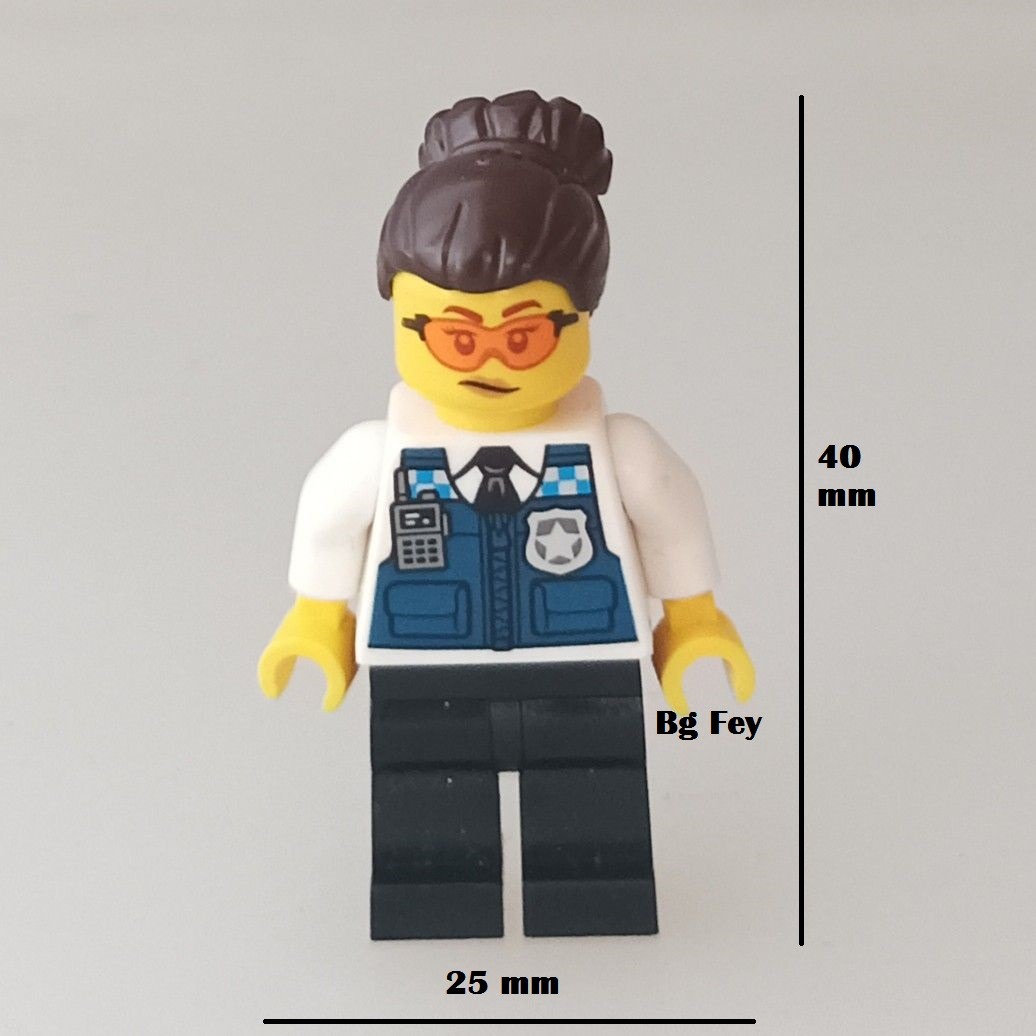 Original Lego Police Minifigure - Officer Gracie Goodhart, Toys ...