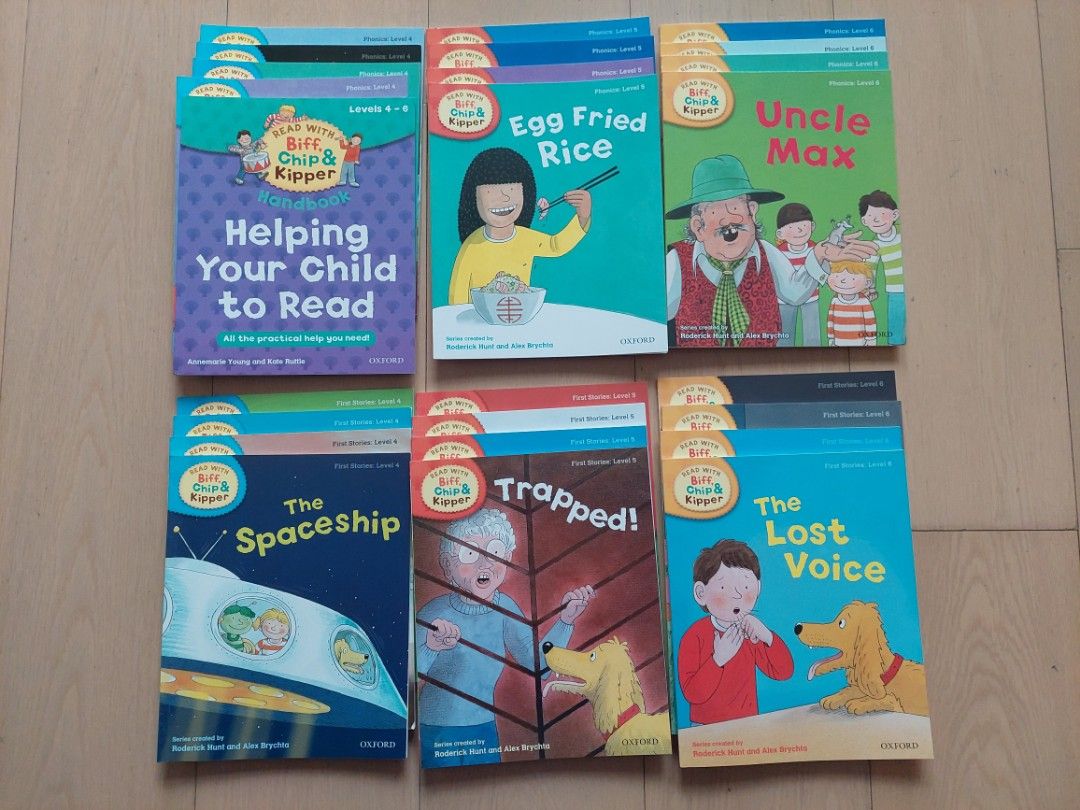 Oxford Phonics & First Stories Lv 4-6, 興趣及遊戲, 書本 & 文具, 小朋友書 - Carousell