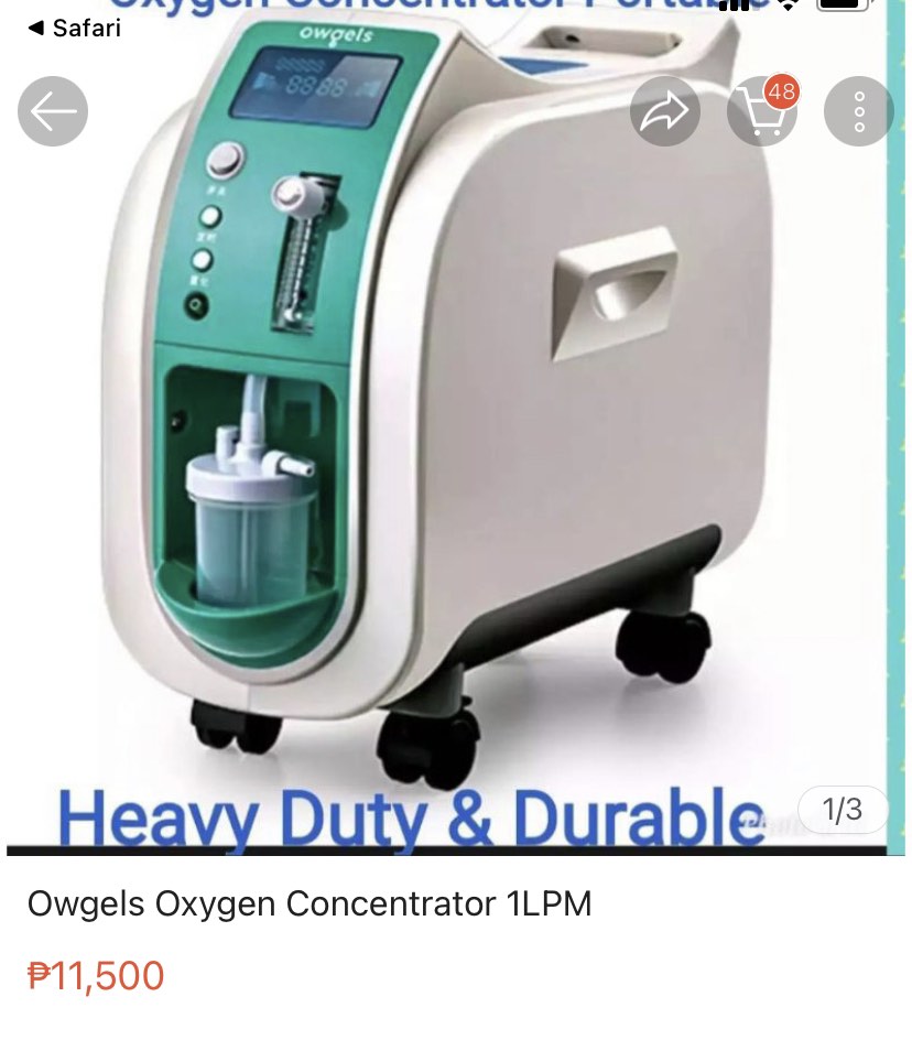 Oxygen Concentrator, Health & Nutrition, Assistive & Rehabilatory Aids ...