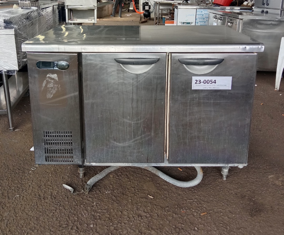 Panasonic 2 door counter chiller, TV & Home Appliances, Kitchen ...