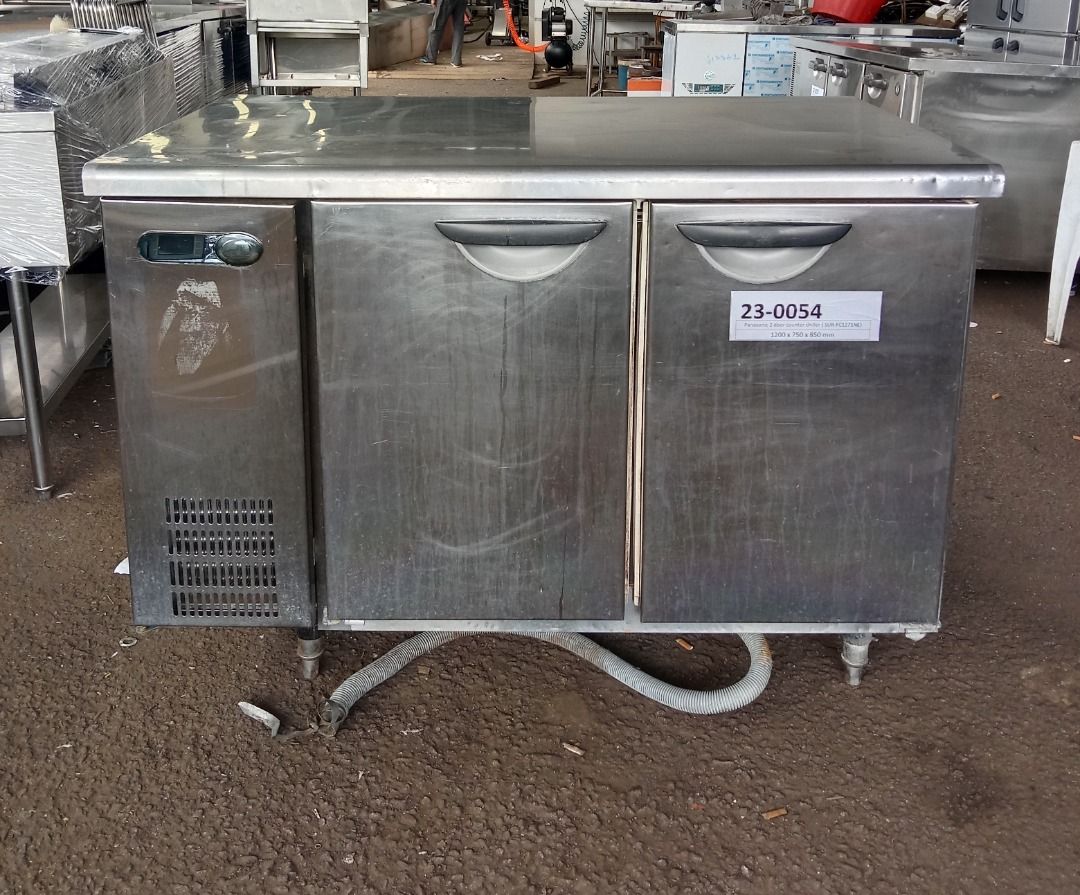 Panasonic 2 door counter chiller, TV & Home Appliances, Kitchen ...