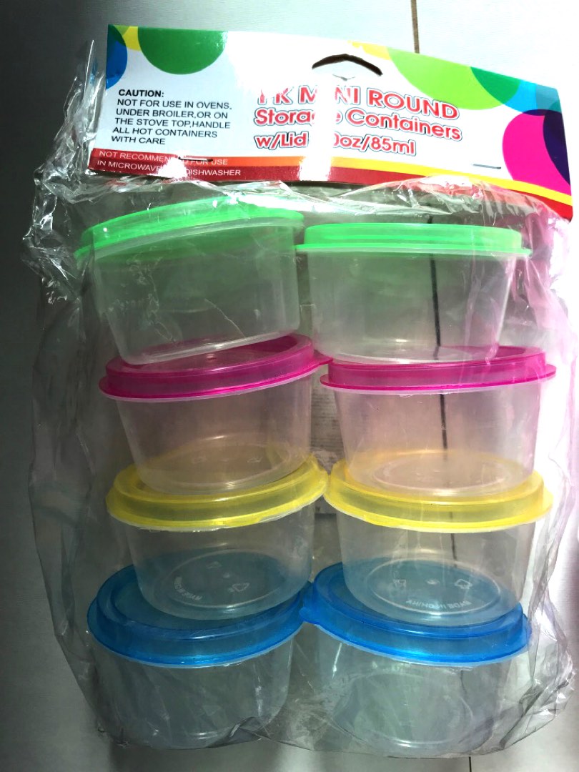 Plastic storage containers, Furniture & Home Living, Kitchenware ...