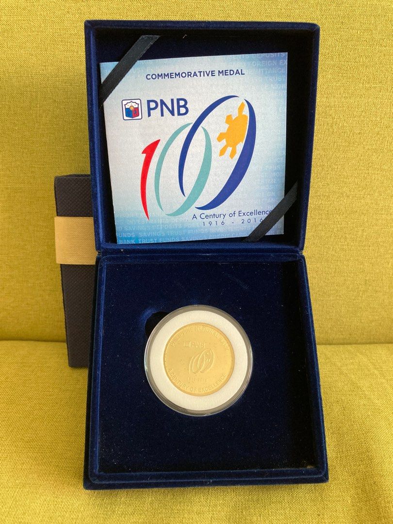 PNB Commemorative Centennial 100 Years Coin - Rare and Collectible ...