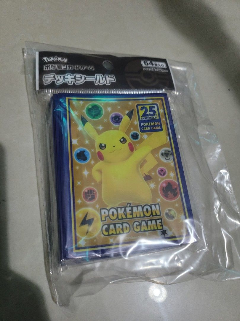 Pokemon Center Exclusive sleeves 25th Anniversary Pikachu, Dragon Type ...