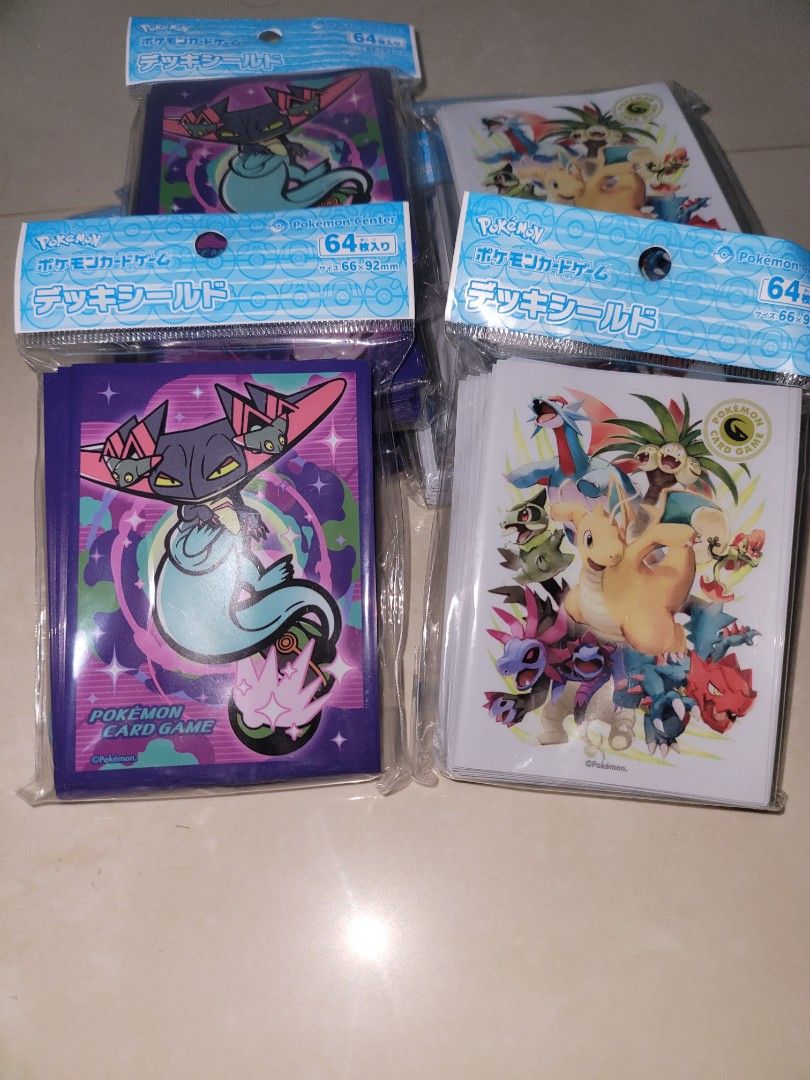Pokemon Center Exclusive sleeves 25th Anniversary Pikachu, Dragon Type ...
