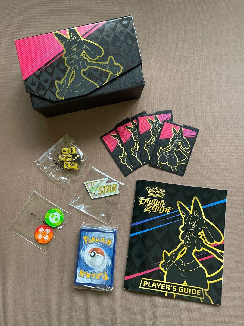 Pokemon Game Card - Crown Zenith Elite Box with Accessories, Hobbies ...