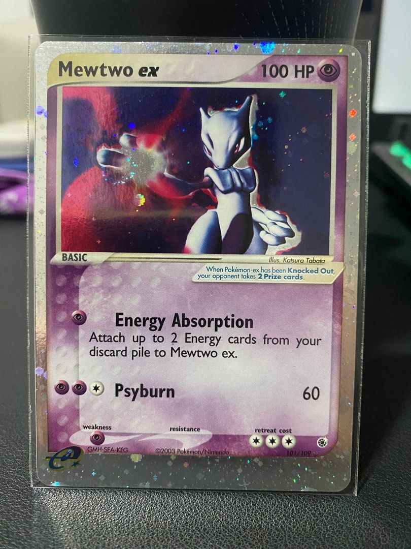 Pokémon TCG: Mewtwo Ex Holo 101/109, Hobbies & Toys, Toys & Games on ...