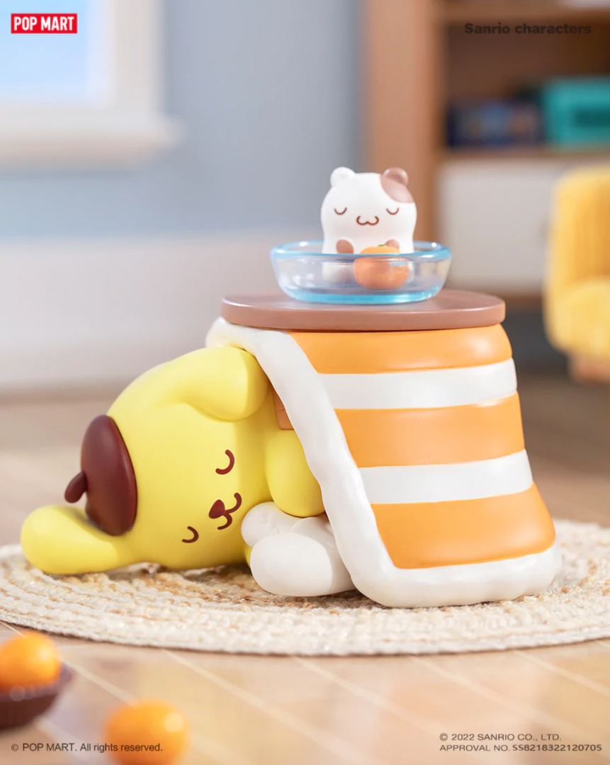 POPMART Sanrio Fall Asleep series (Pompompurin, My Melody, Hello Kitty ...