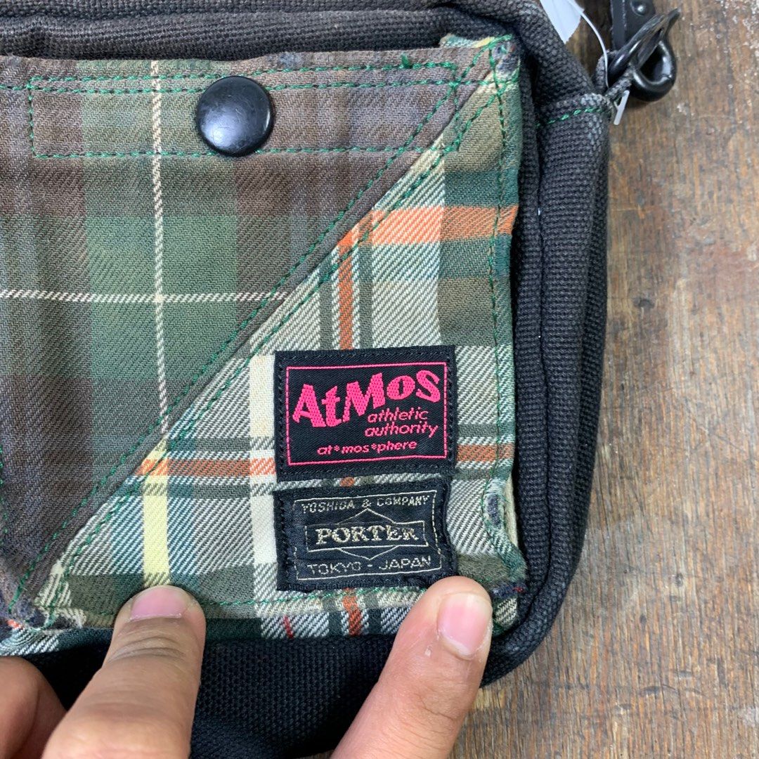 Porter x atmos, Men's Fashion, Bags, Sling Bags on Carousell