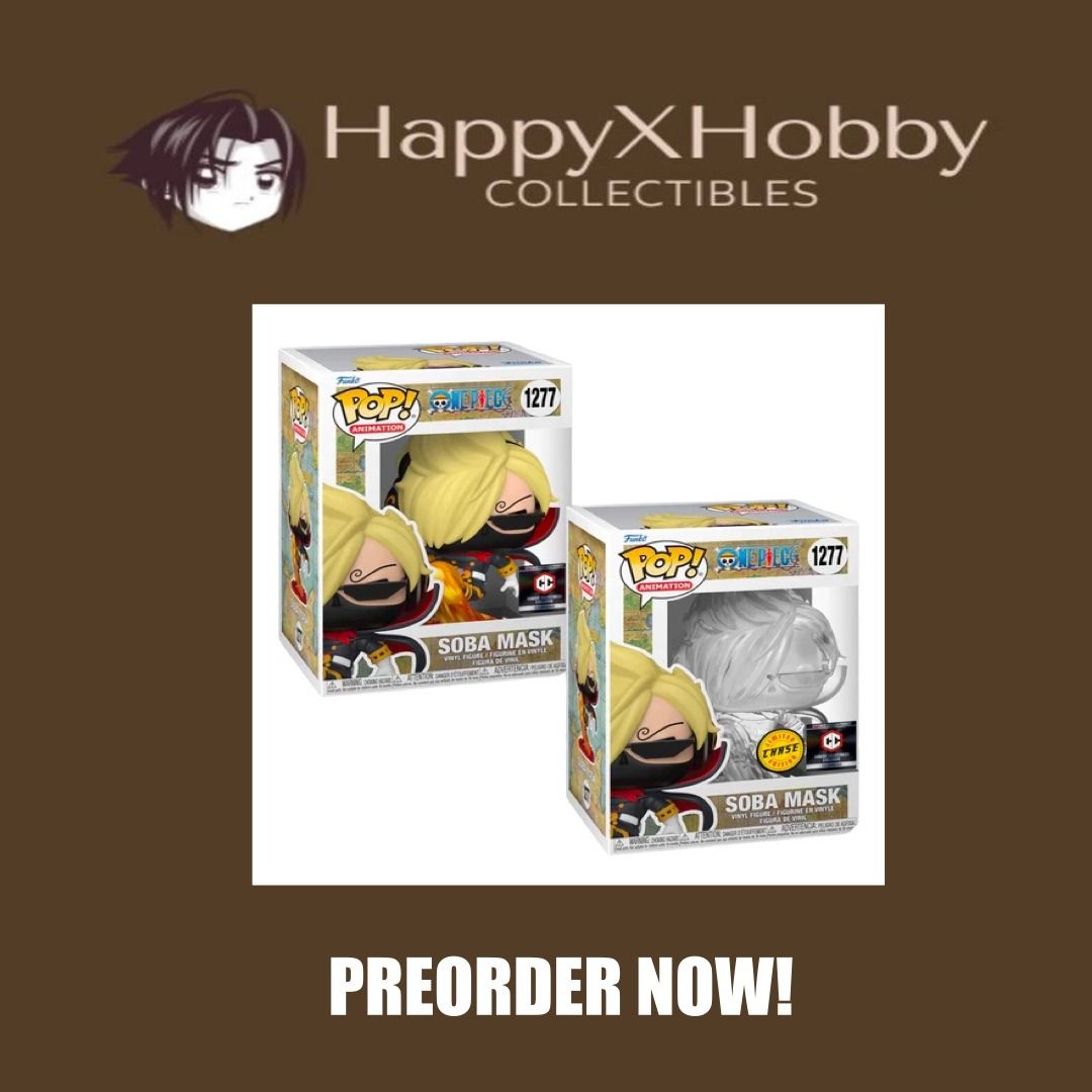 Pre Order Funko Pop Chalice Collectibles Exclusive One Piece Sanji Soba Mask And Funko
