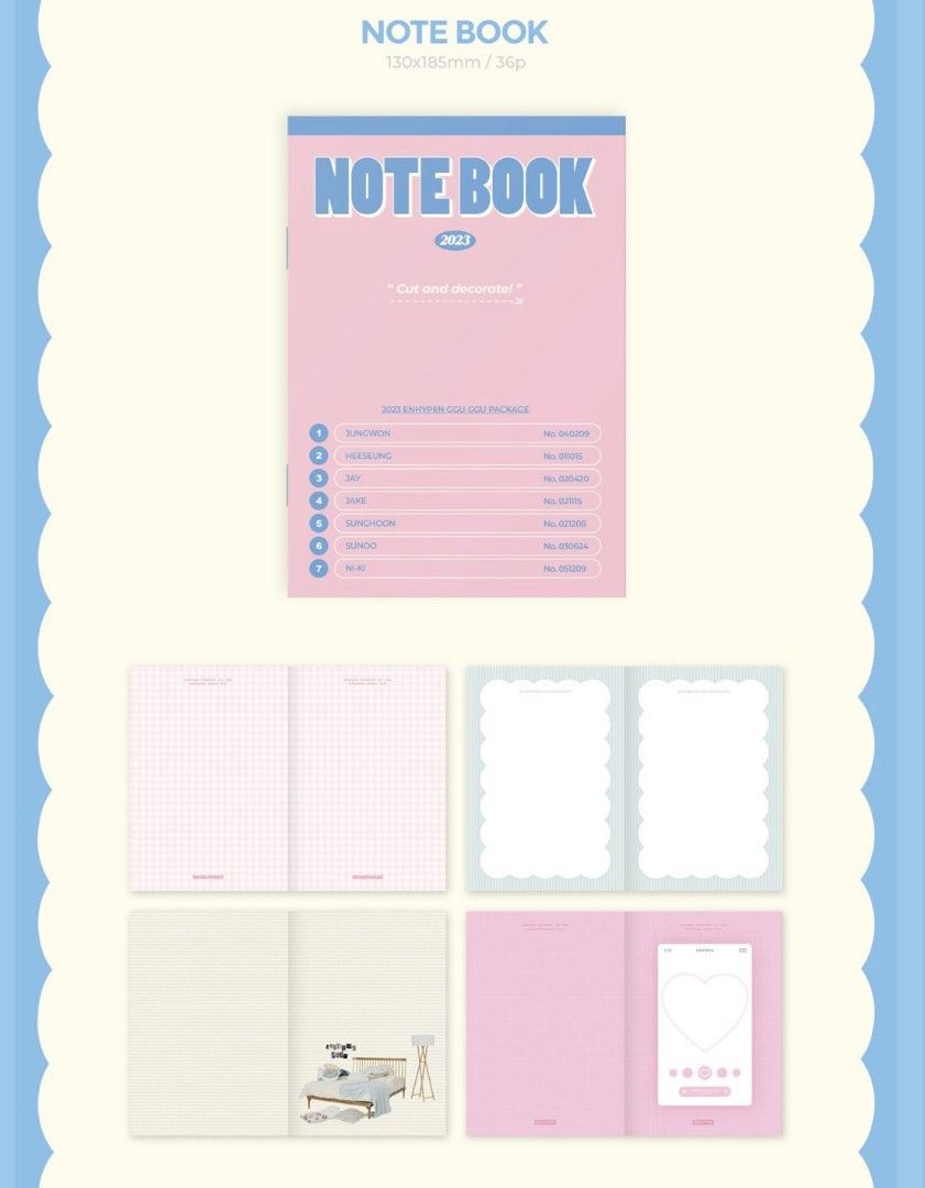 [PRE-ORDER] OFFICIAL ENHYPEN GGU GGU PACKAGE 2023, Hobbies & Toys ...