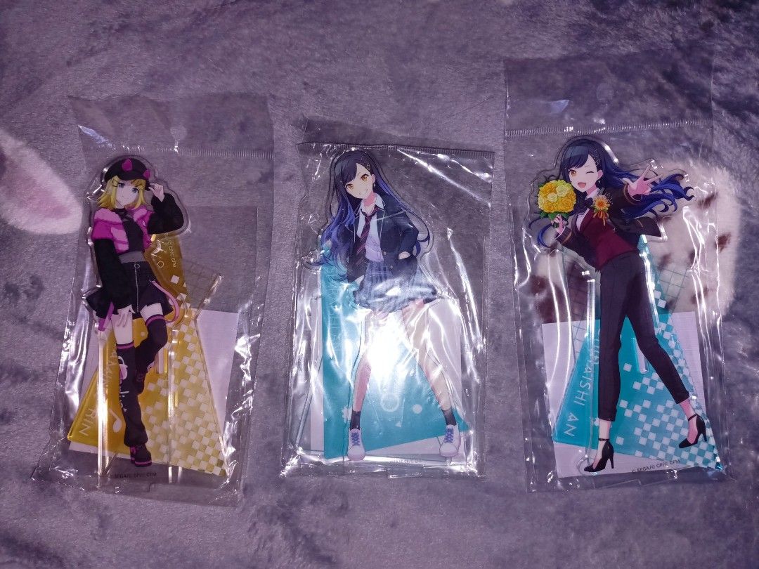 Project Sekai Official Acrylic Stands, Hobbies & Toys, Memorabilia & Collectibles, Fan ...