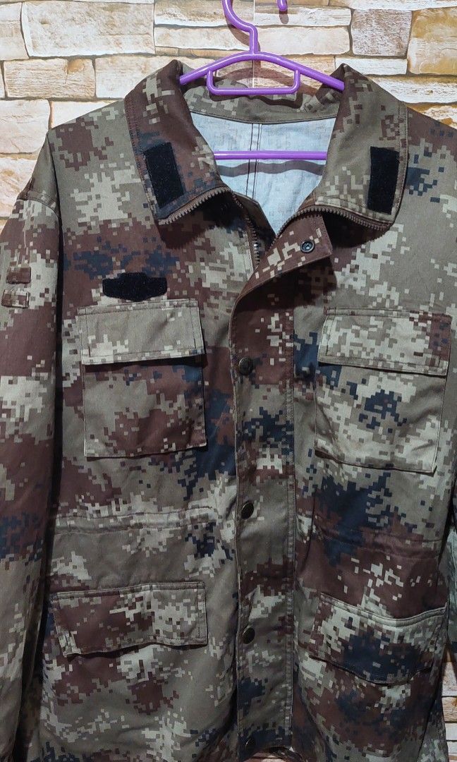 Rare New China PLA Army 07 Type Desert Arid Camouflage Jacket, Men's ...